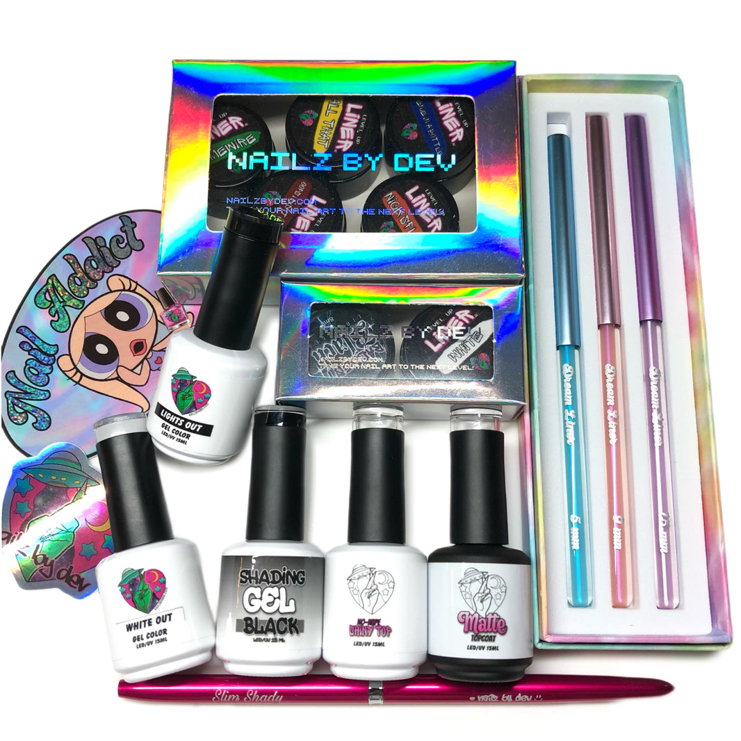 NAILZ BY DEV- High quality nail art brushes and pigmented gel polish!